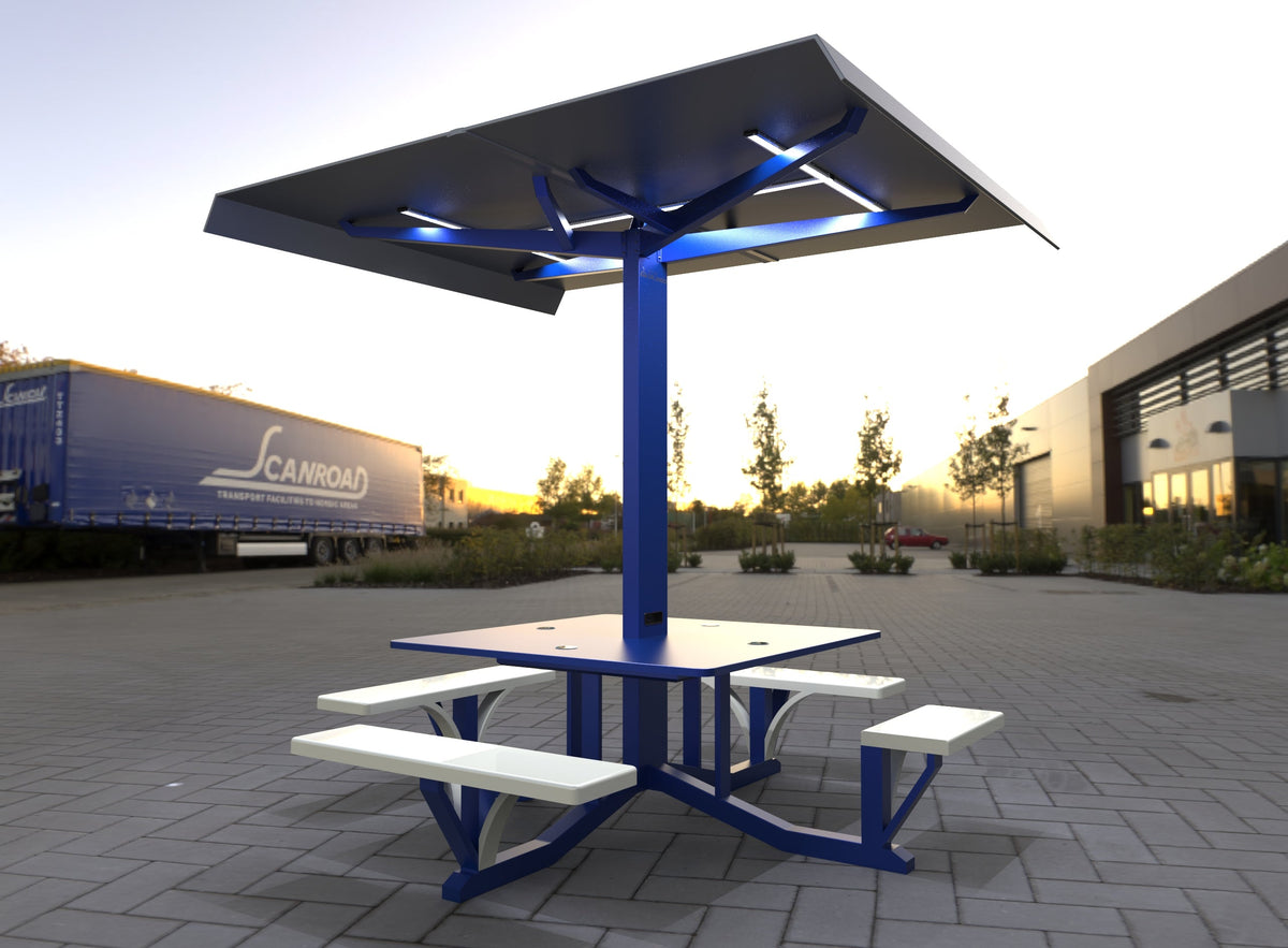 Solar Powered Outdoor Table | Solar Charging Station | SELS Solar